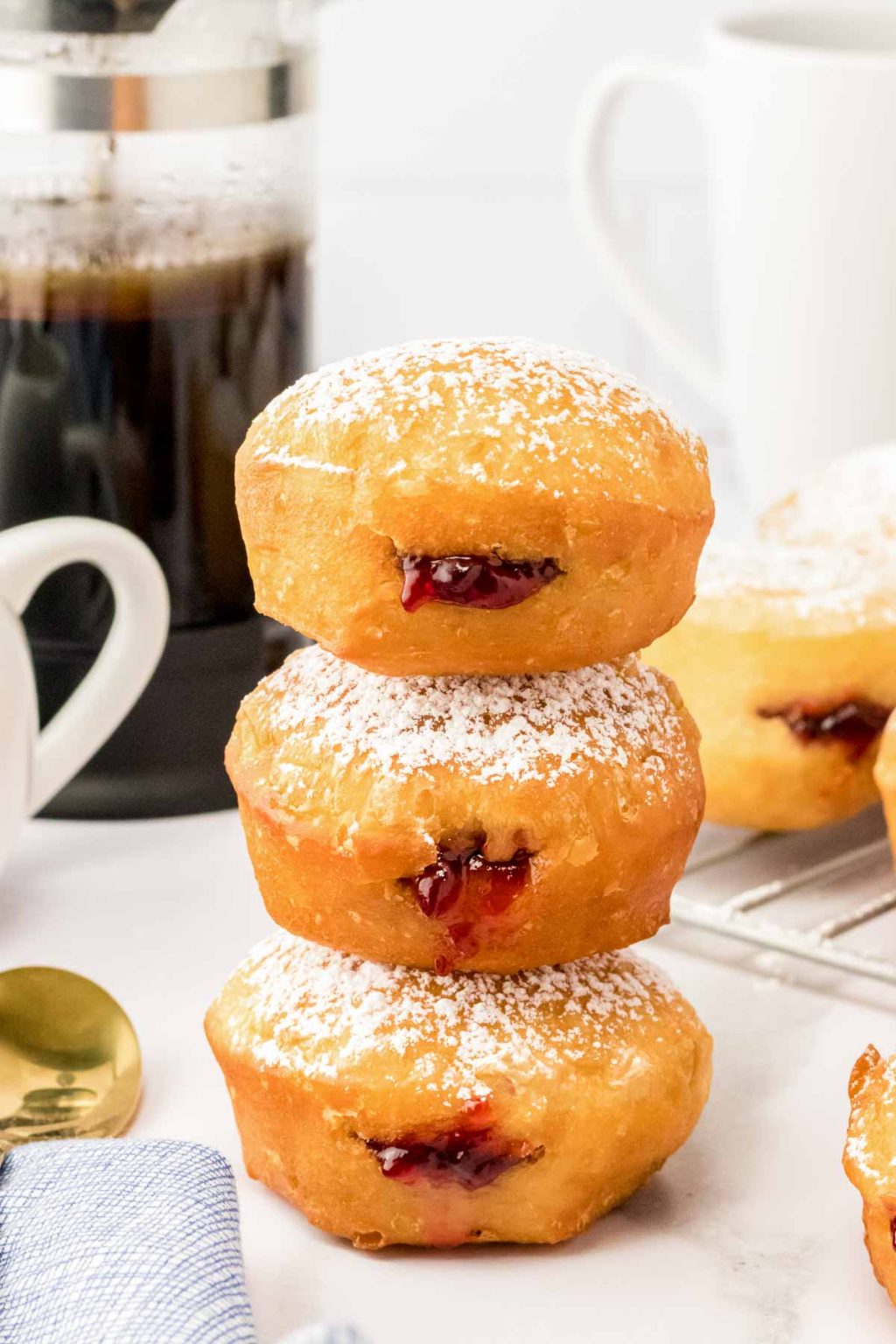 Easy Jelly Filled Donuts - Busy Family Recipes