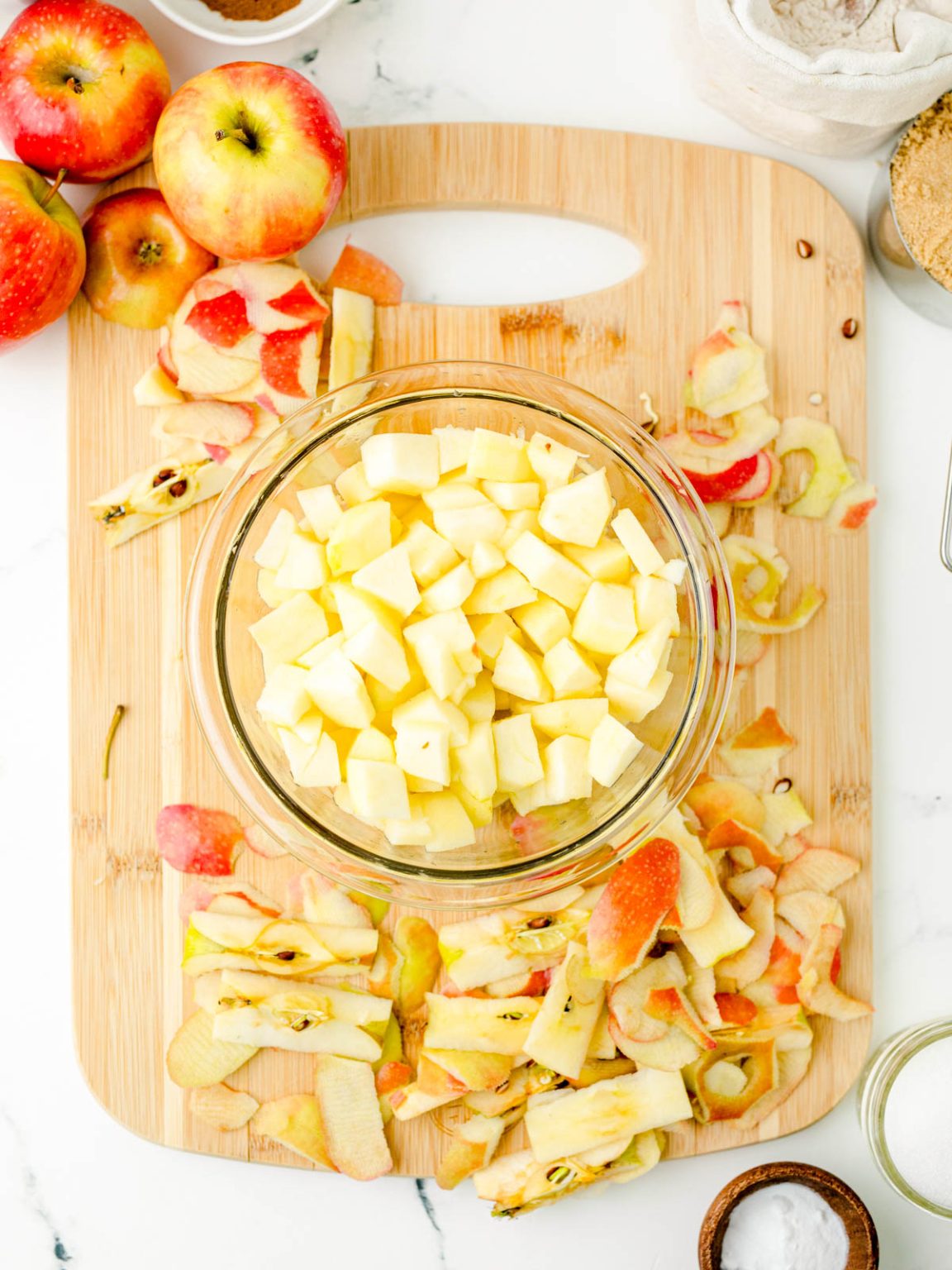 Caramel Apple Sheet Cake - Busy Family Recipes