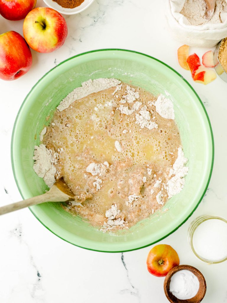 Caramel Apple Sheet Cake - Busy Family Recipes