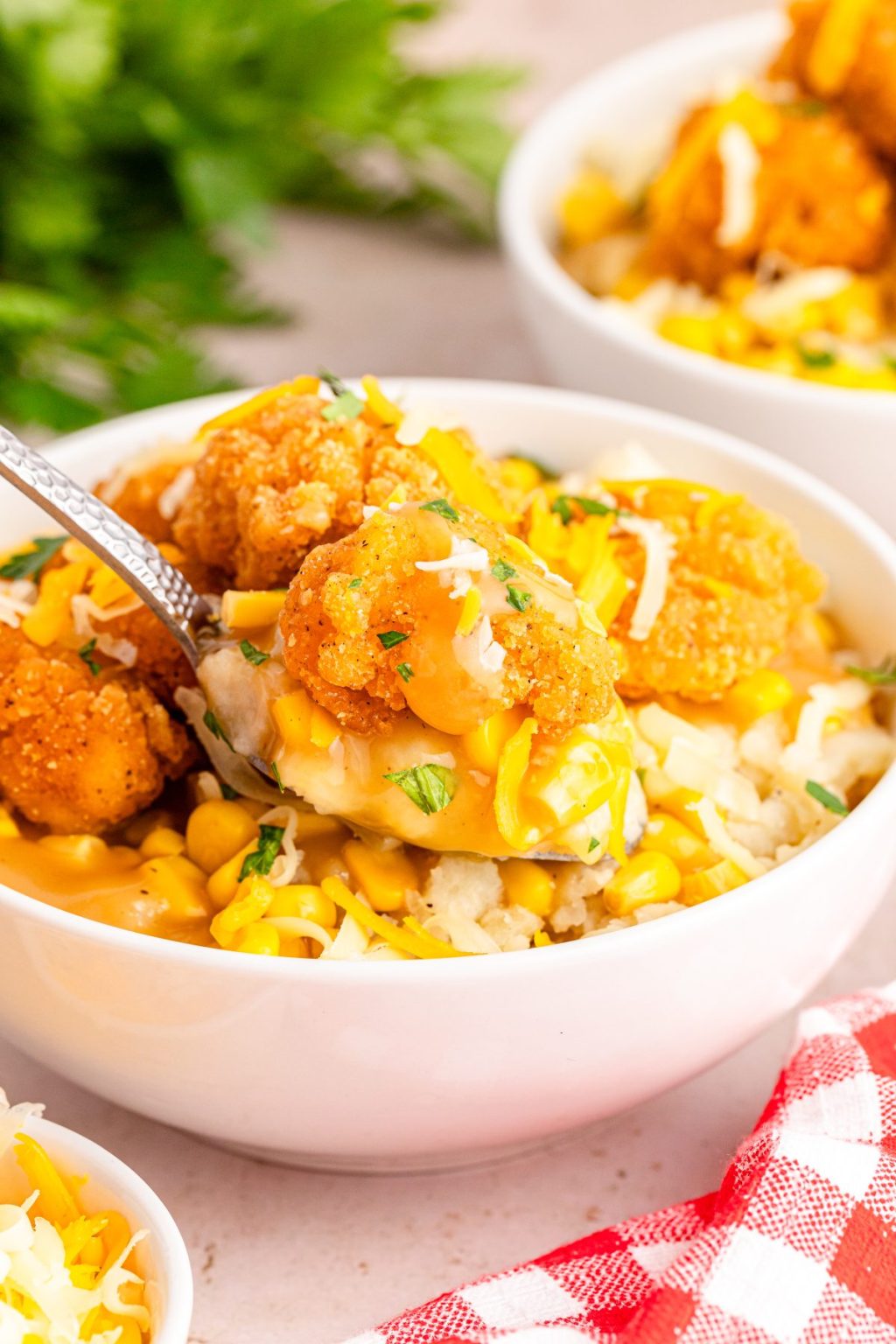 Copycat KFC Famous Bowls - Busy Family Recipes