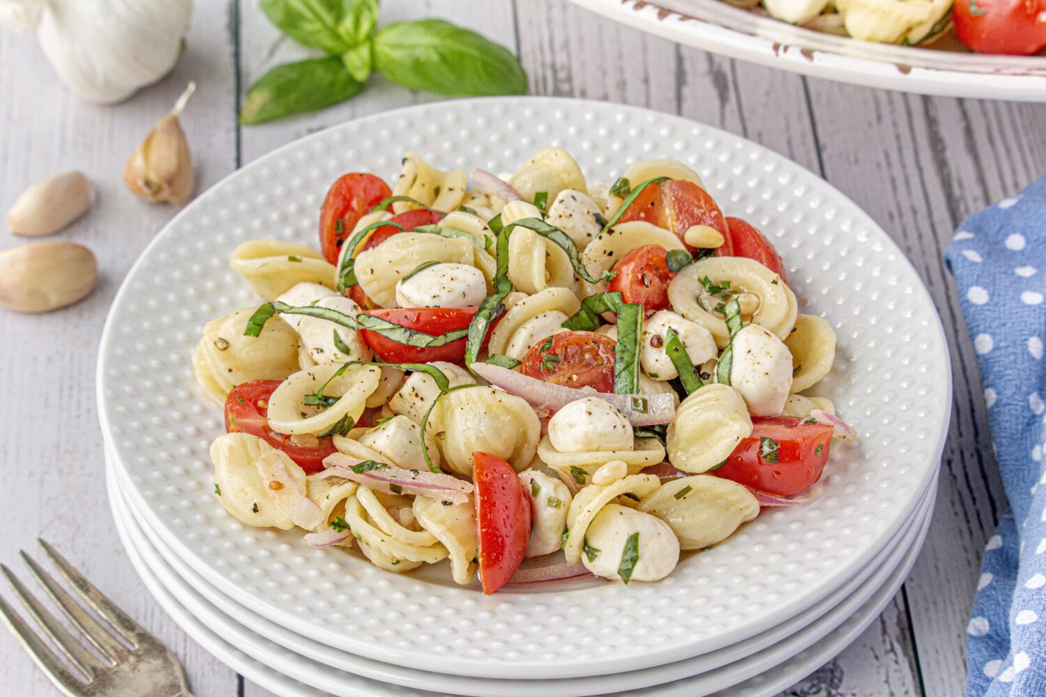 Caprese Pasta Salad - Busy Family Recipes