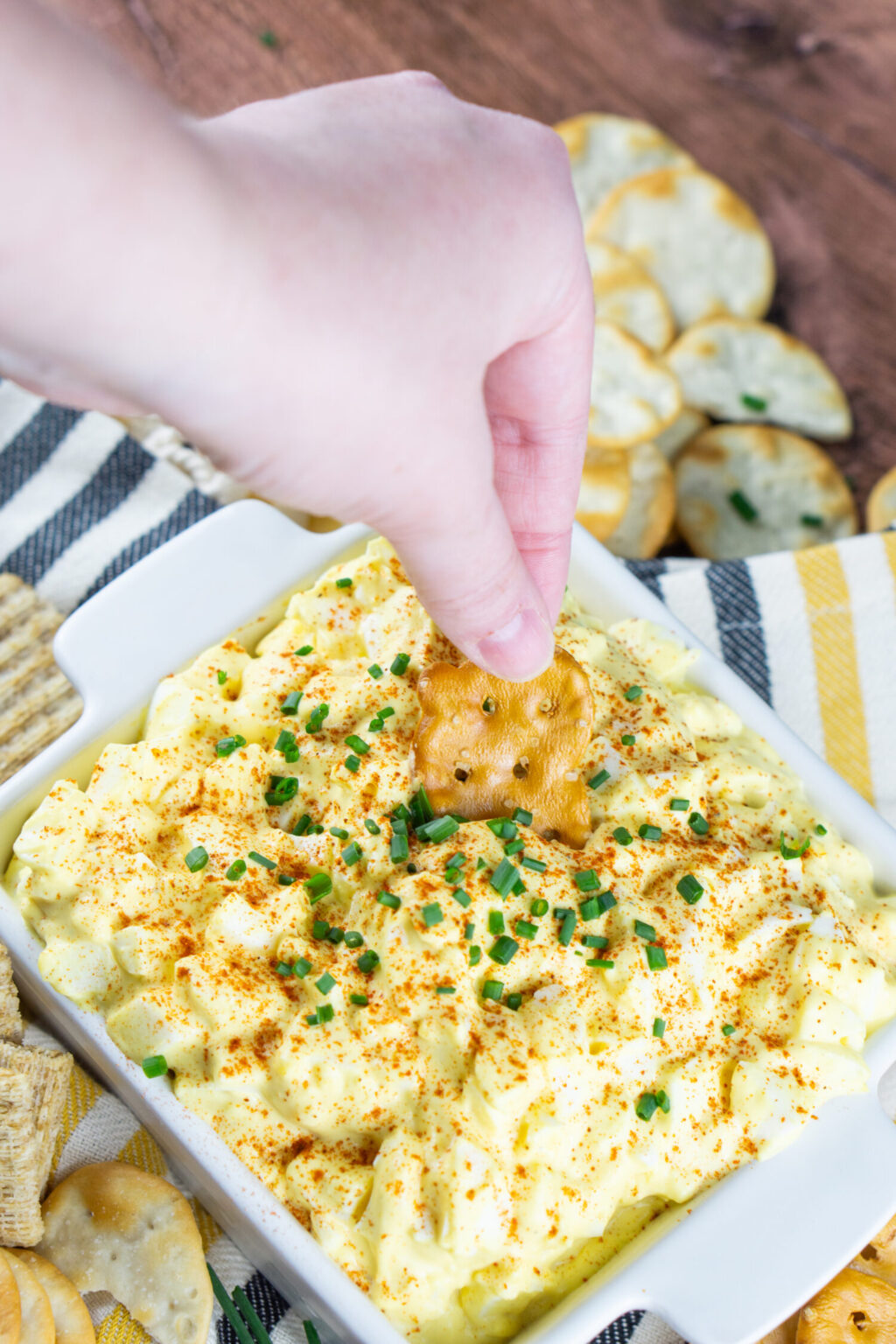 Deviled Egg Dip - Busy Family Recipes